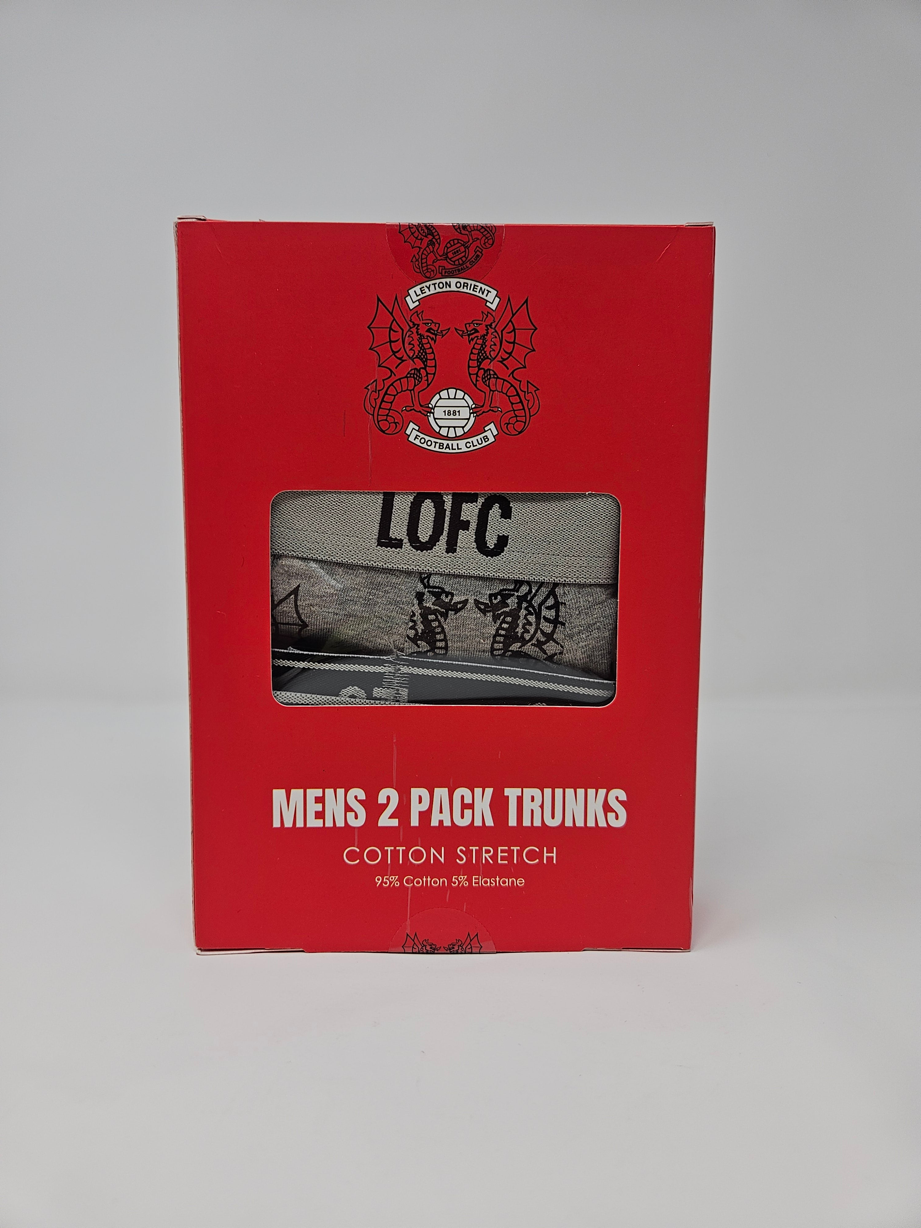 LOFC Men's Trunks 2 Pack – Leyton Orient Club Shop